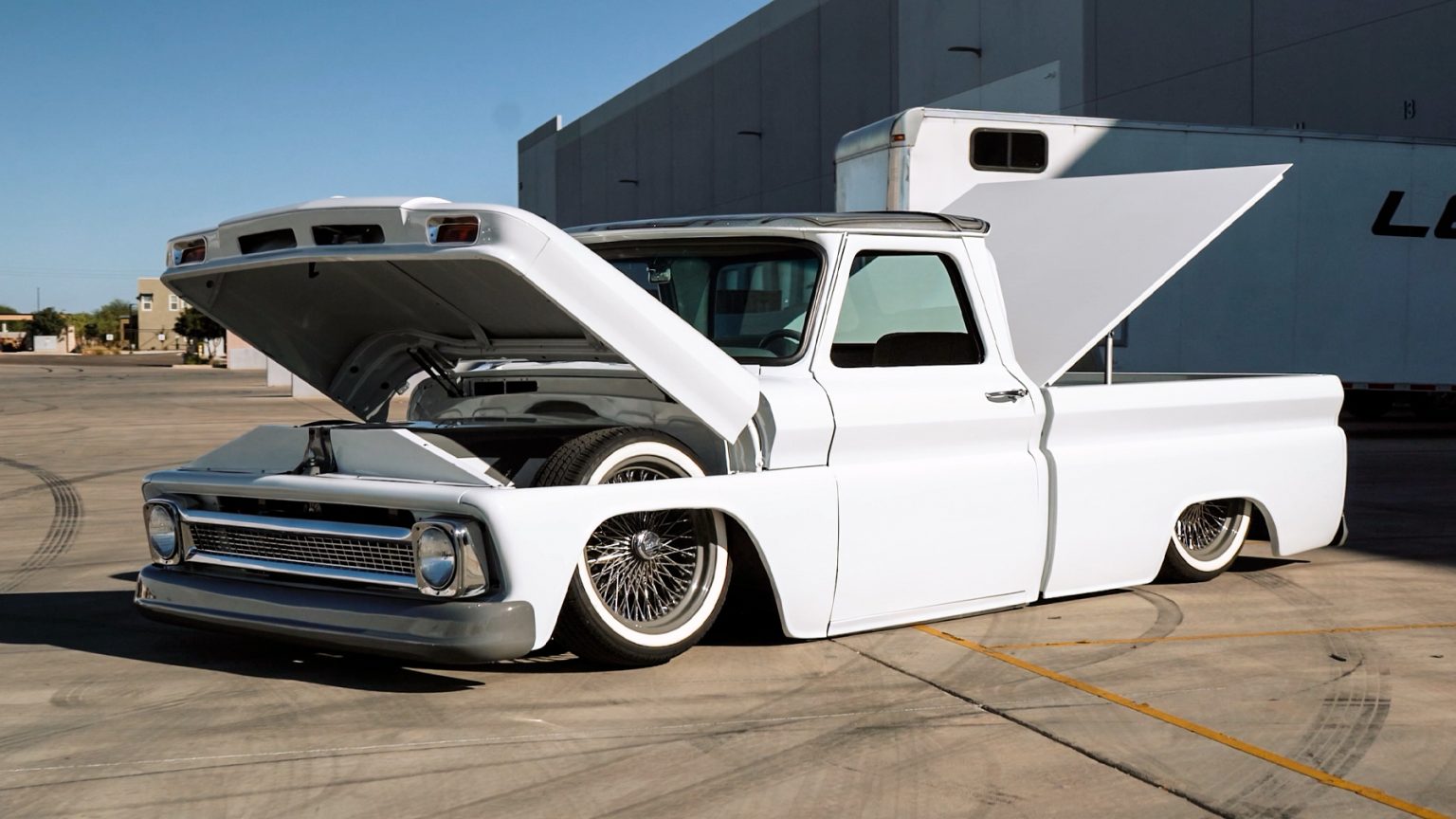 Legacy EV Debuts a Fully Electric 1966 Chevy C10 Restomod at SEMA ...